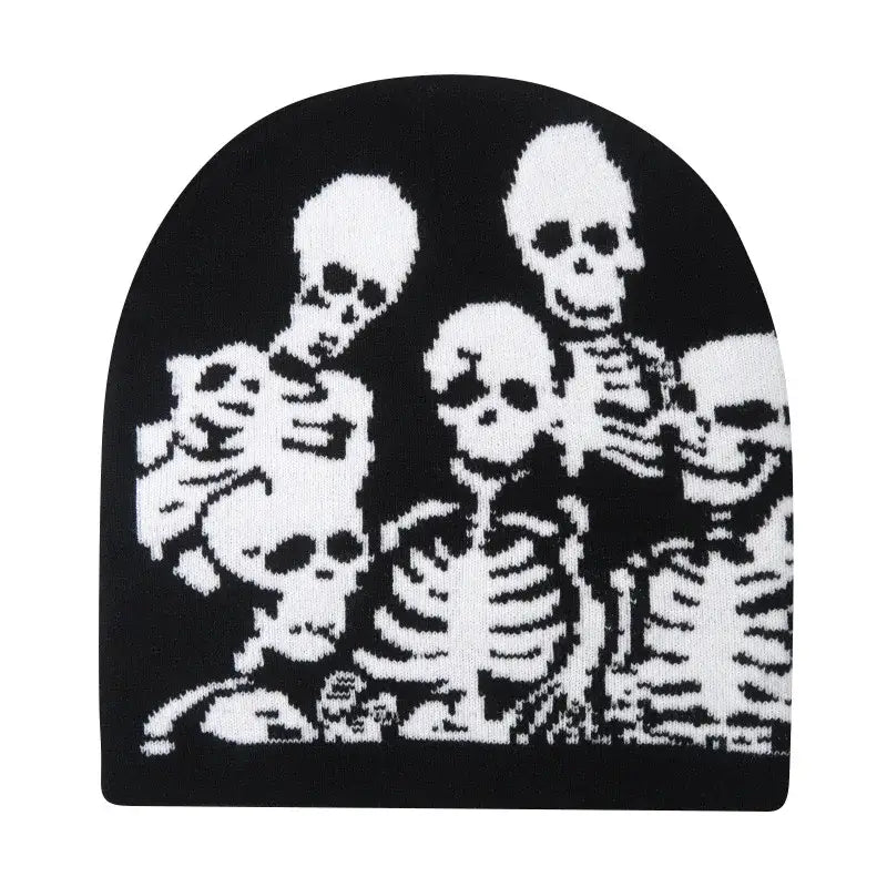 Skeleton Beanie - Y2K Zone®